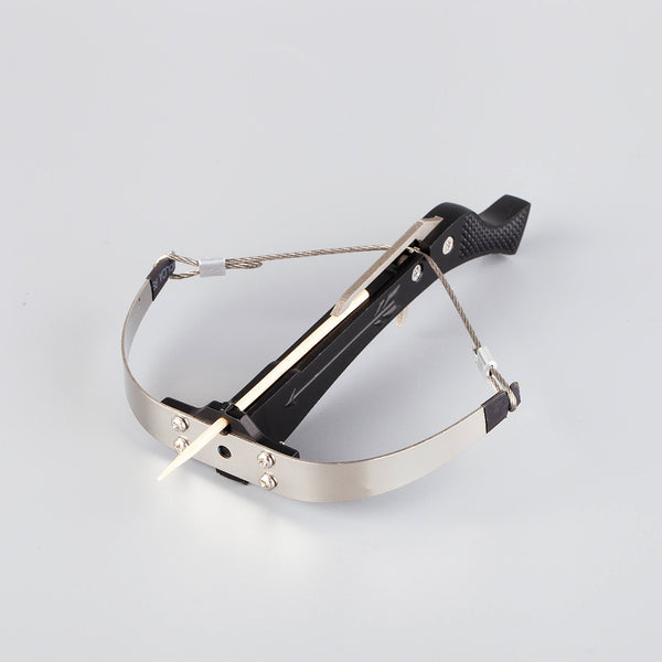Mini, Bowman Toothpick Crossbow, Shooter – Black, Silver & Steel Bolts ...